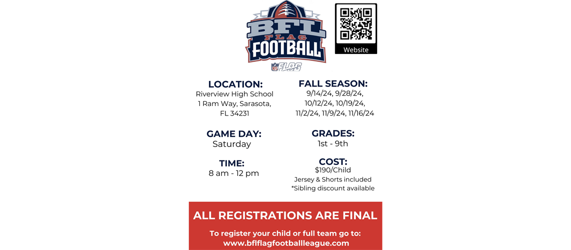 BFL Flag Football League > Home